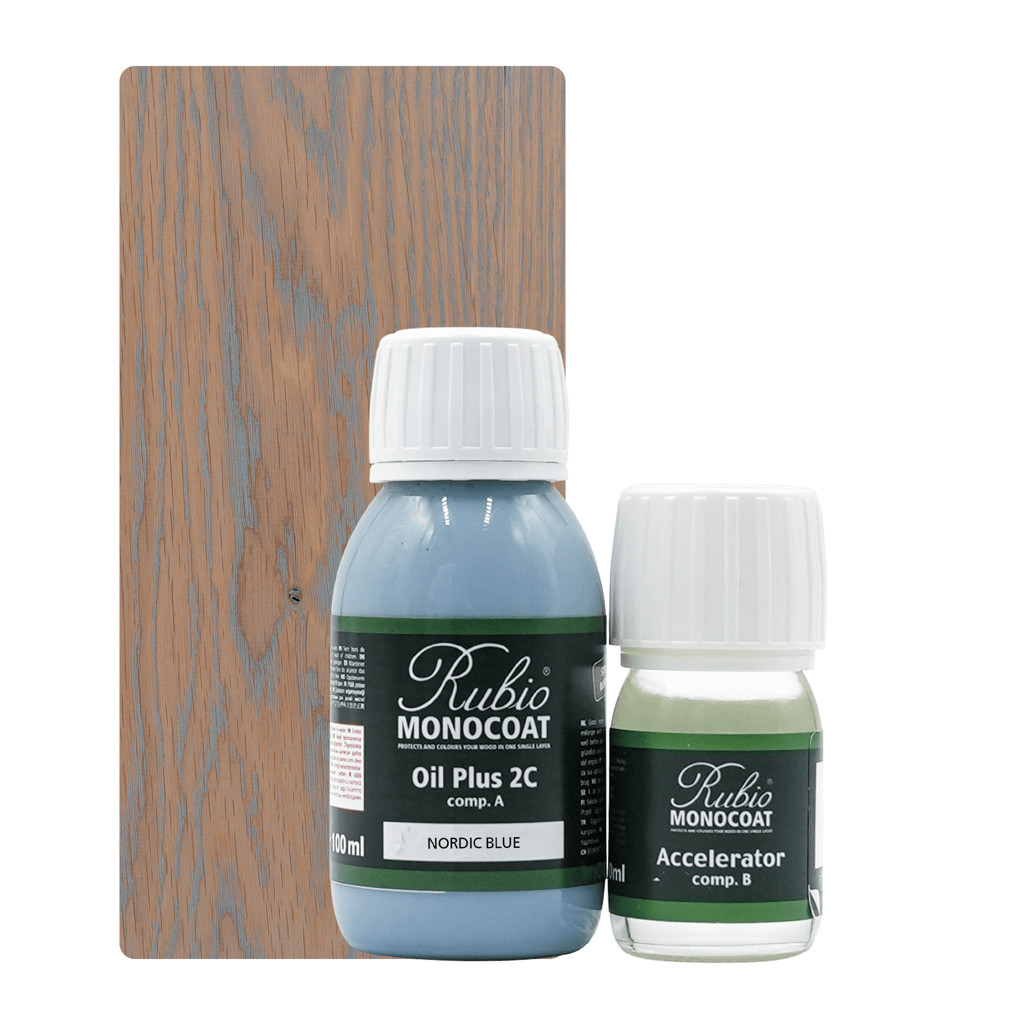 Rubio Monocoat Set Oil Plus 2C Nordic Blue 130ml (A+B)